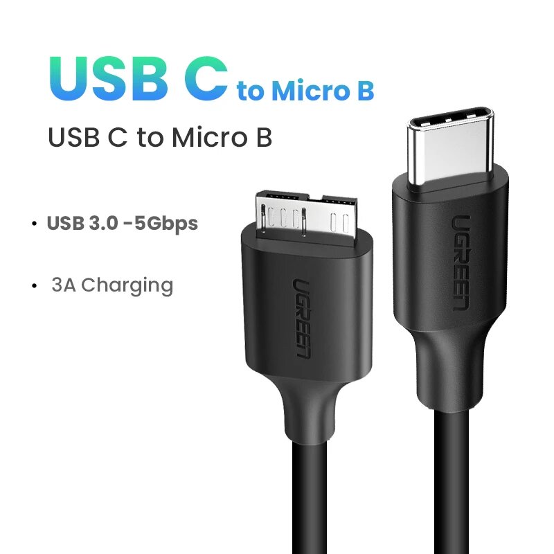 Ugreen кабель USB C - Micro B 3.0