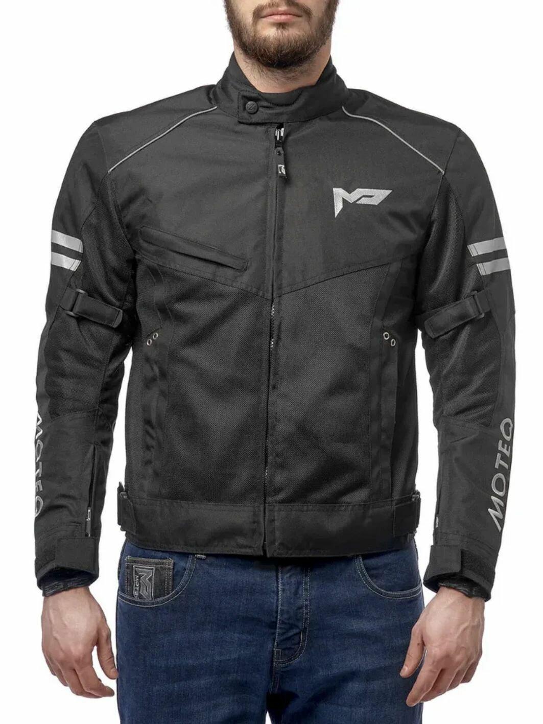 Куртка текстильная MOTEQ AIRFLOW черная XXL