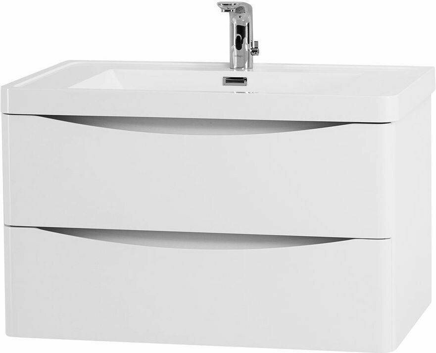Тумба с раковиной BelBagno Ancona-N 60 подвесная bianco lucido