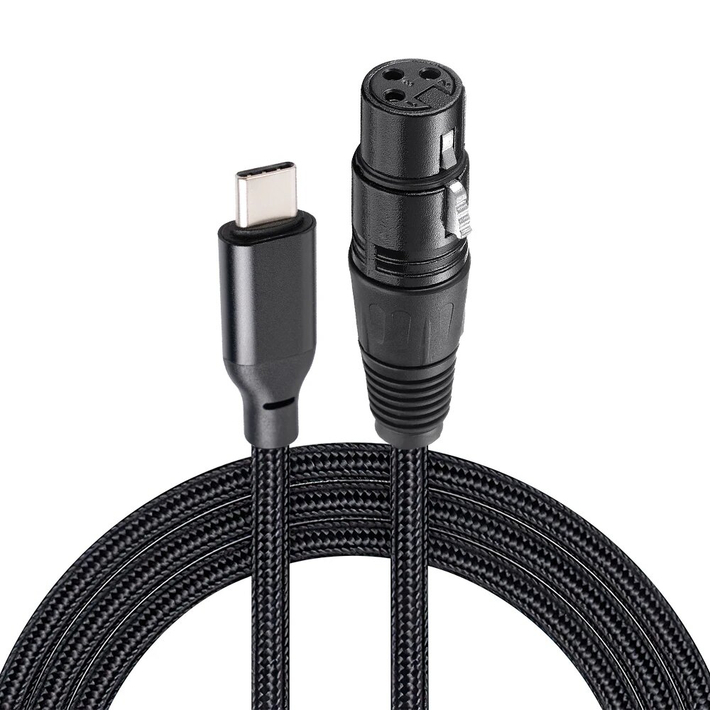 Адаптер USB Type-C на XLR, 3 м, Nephy