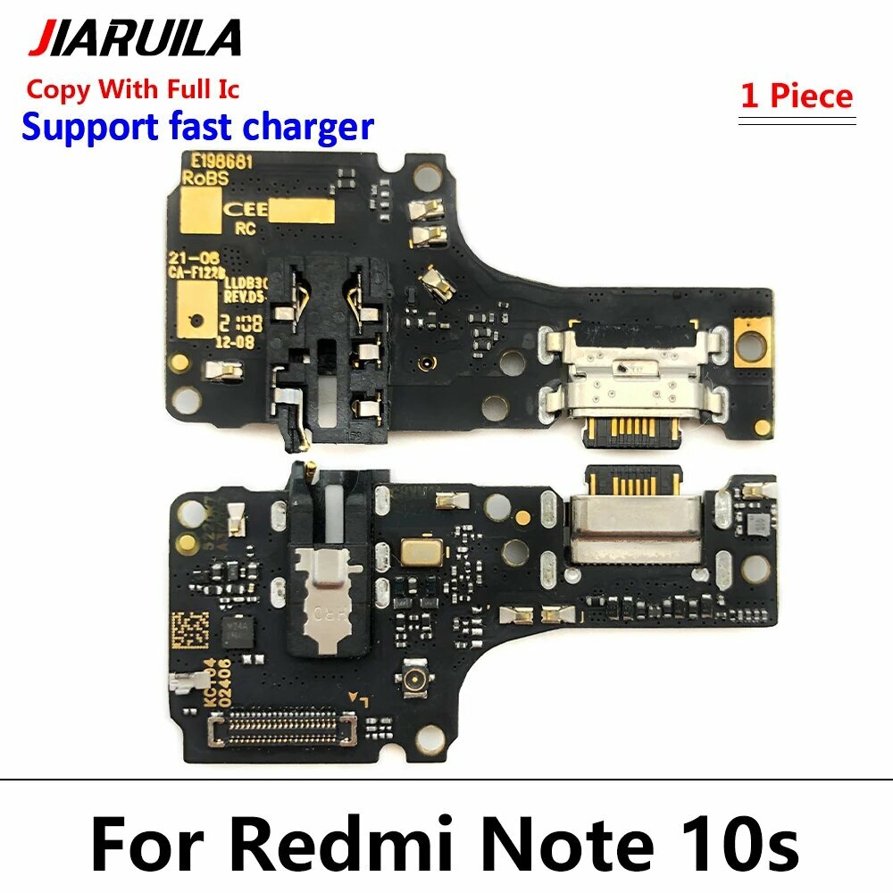 Новый USB-порт для быстрой зарядки, док-станция, разъем для зарядного устройства, гибкая плата для Xiaomi Redmi 10C Note 11E 10S 11 12 Pro 5G 4G 10 Pro Prime