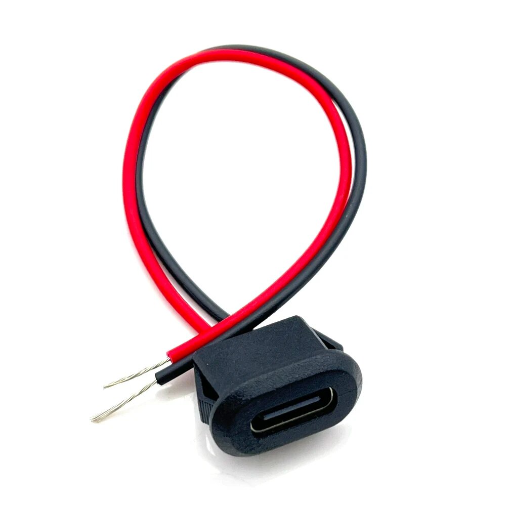 LAJQTAO 6-контактный разъем USB Type-C JQ-118I 2Pin