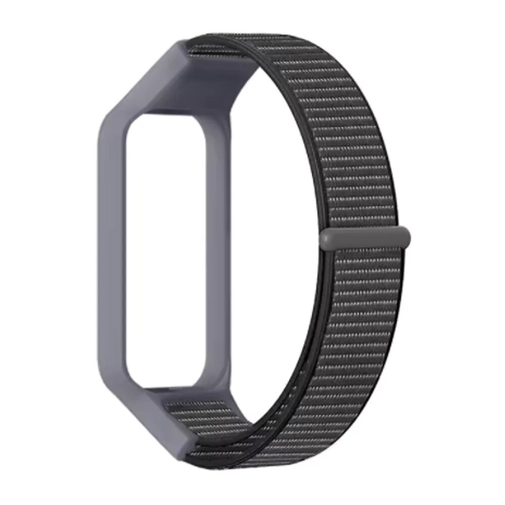 Черный нейлоновый ремешок для Xiaomi Band 8/9 Redmi Band 2