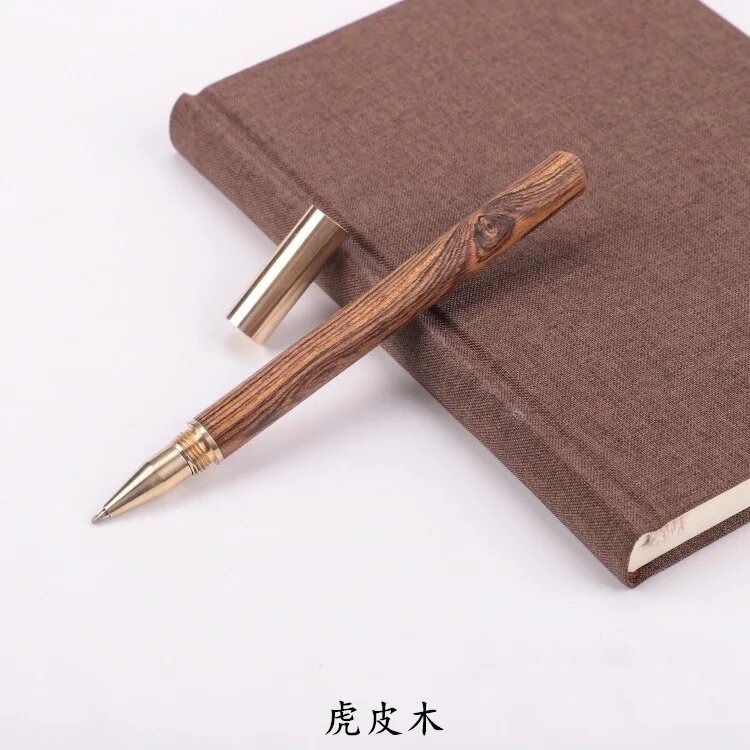 Деревянная шариковая ручка Tiger skin Wood