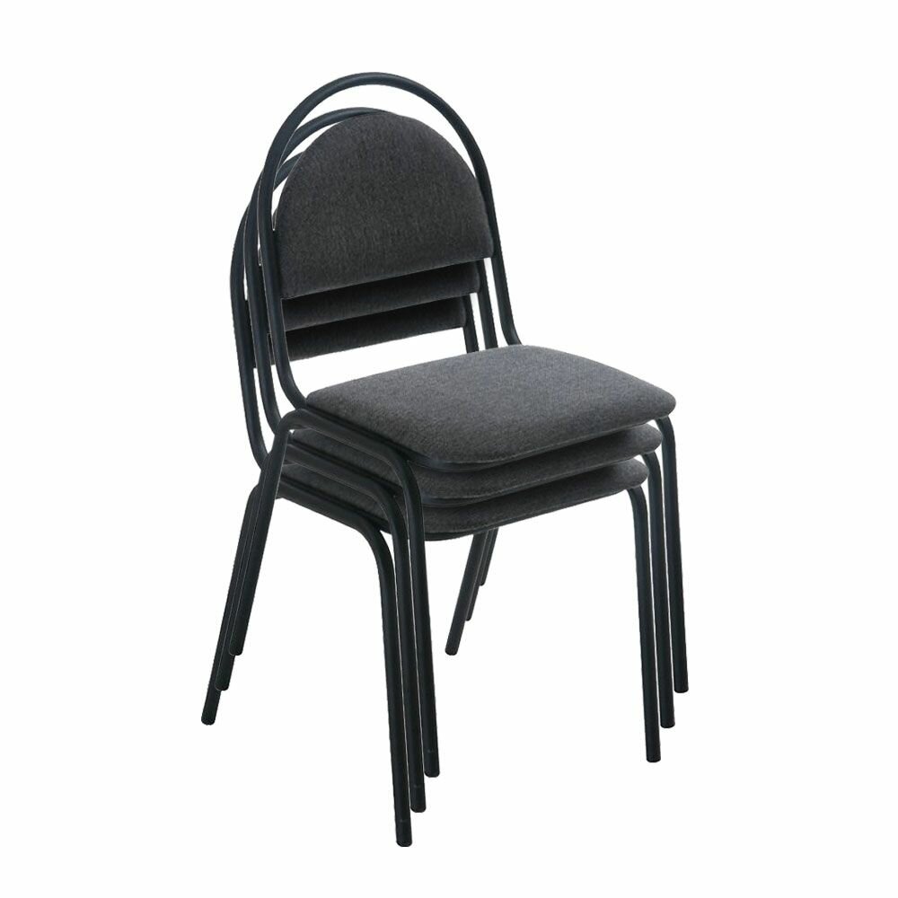 Стул офисный / для посетителя Севен Seven Ткань (3 шт), C38 серый