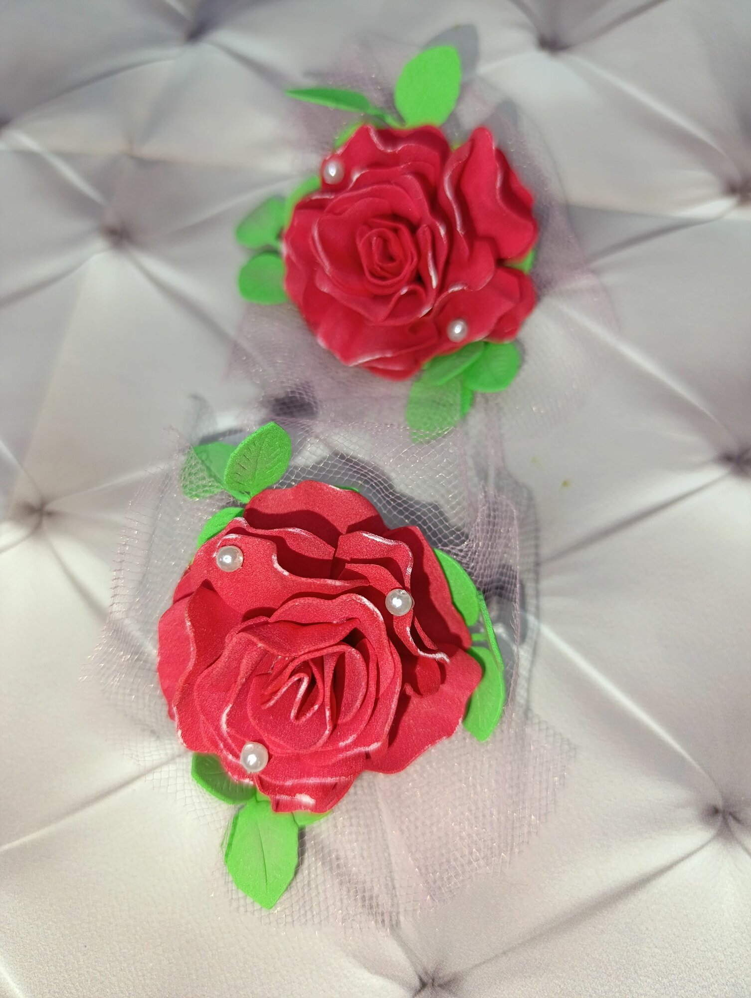 Бантики для волос на резинке