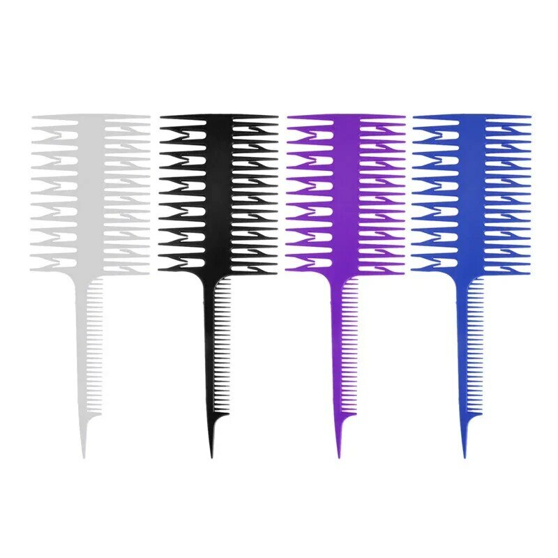 Расческа для волос Balayage Professional Hair Comb Fish Wide Tooth Zone Comb Salon Dyeing Styling Brush Tools cepillo para cabello 브러쉬