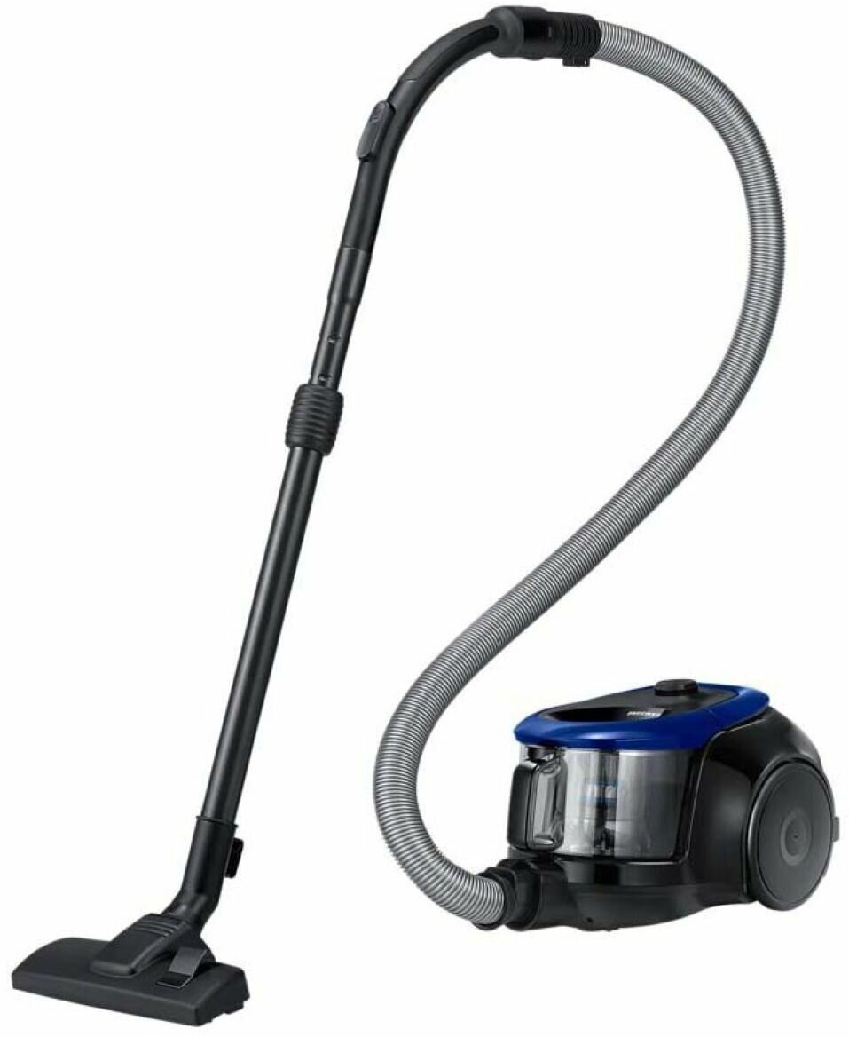 Пылесос Samsung VC18M2120SB/MA, сухой, мощность всасывания 370 Вт, синий