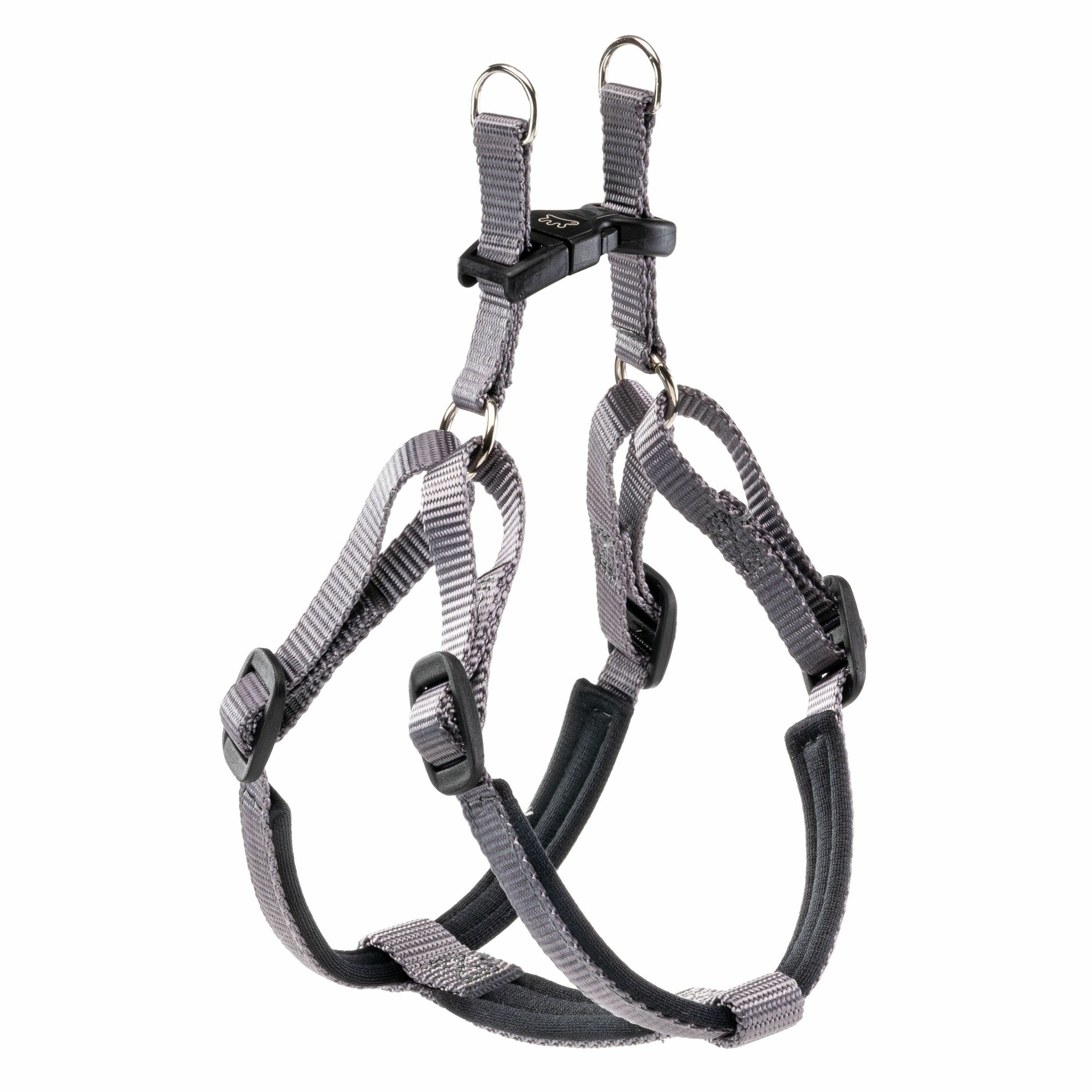 Шлейка для собак Ferplast DAYTONA S с мягкой подкладкой, тёмно-серая