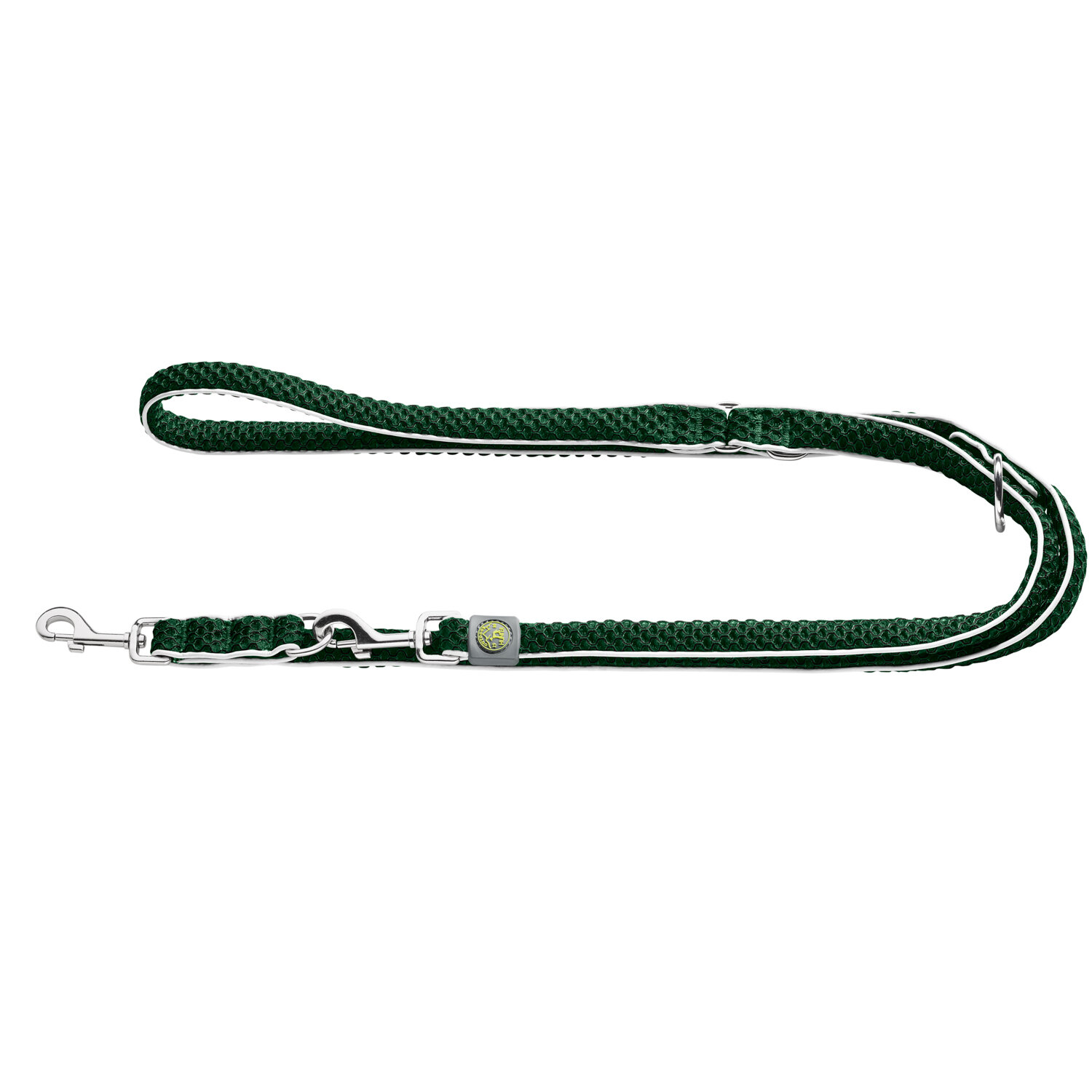 Поводок-перестежка для собак Hilo 15 / 200 нейлон изумрудный Hunter VLT-69840