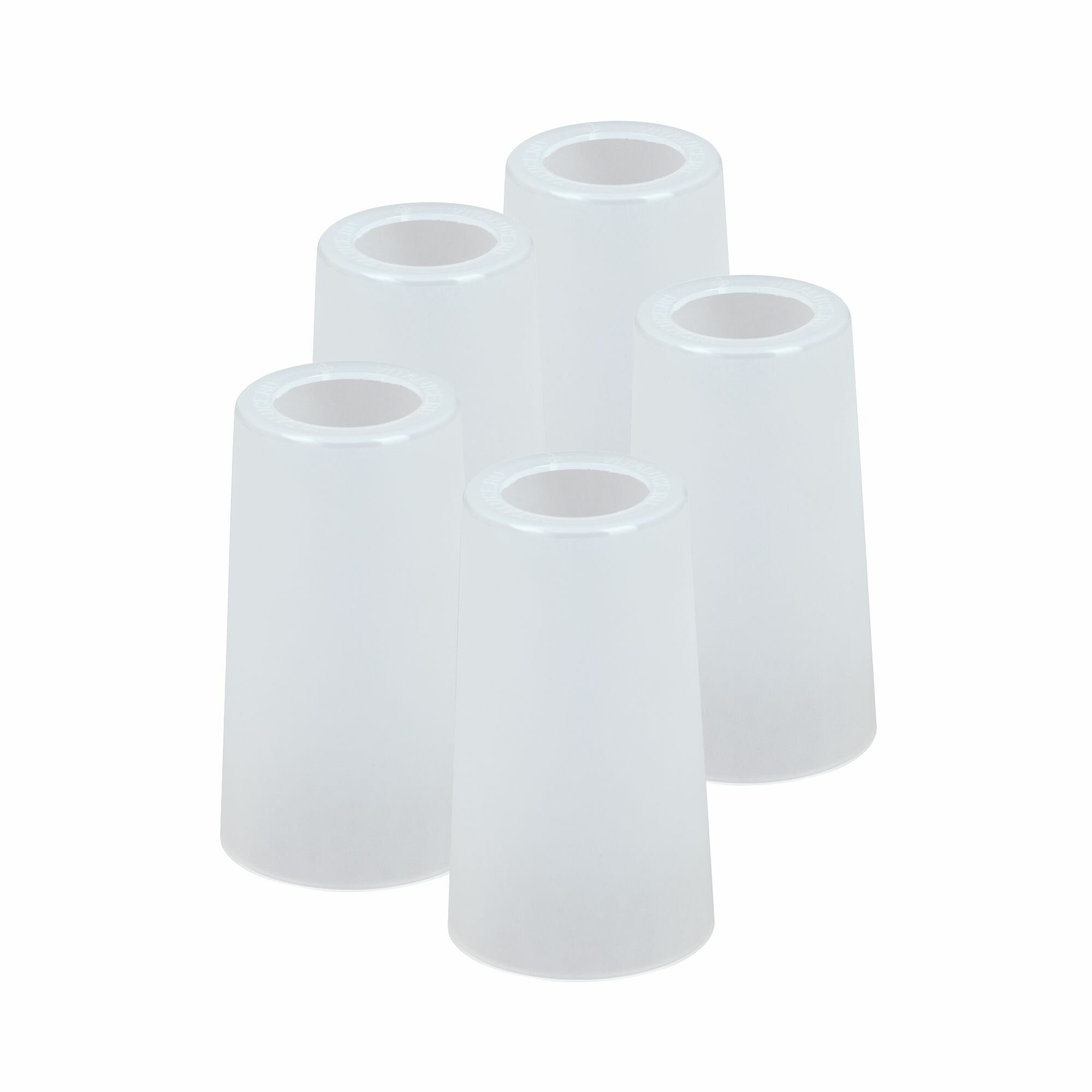 Плафон Стакан Vitaluce, нат. пластик, H14 W80 L80, цвет матовый.