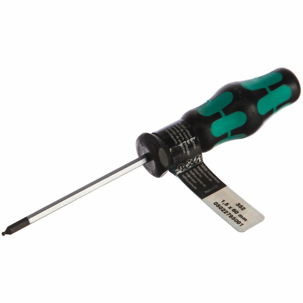 Отвертка WERA 352 SW 1,5/ 60 MM WE-022795