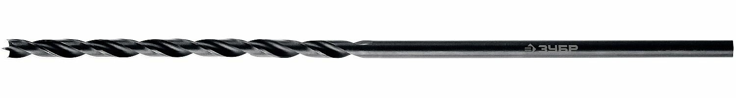 Спиральное сверло по дереву ЗУБР, d 10 x 300/150 мм, М-образная заточка, профессиональное 29421-300-10_z01