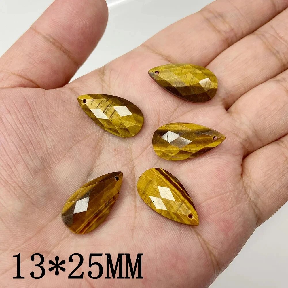 Подвески тигровый глаз, 3шт, 13*25мм, NO.23