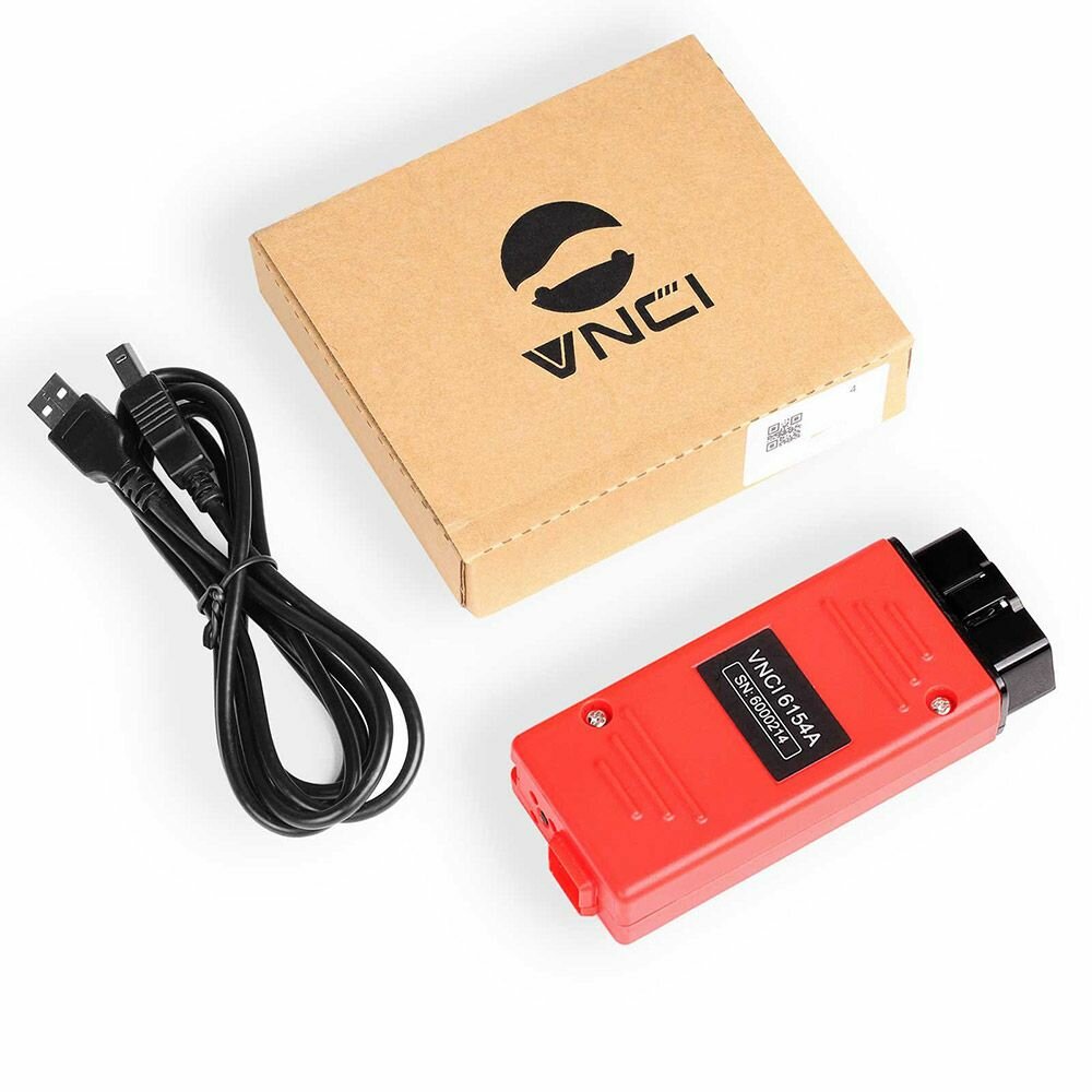 VNCI6154A адаптер для диагностики VAG ODIS 11 — поддерживает CAN FD и DoIP, совместим с VW Audi Skoda 1995‑2023.
