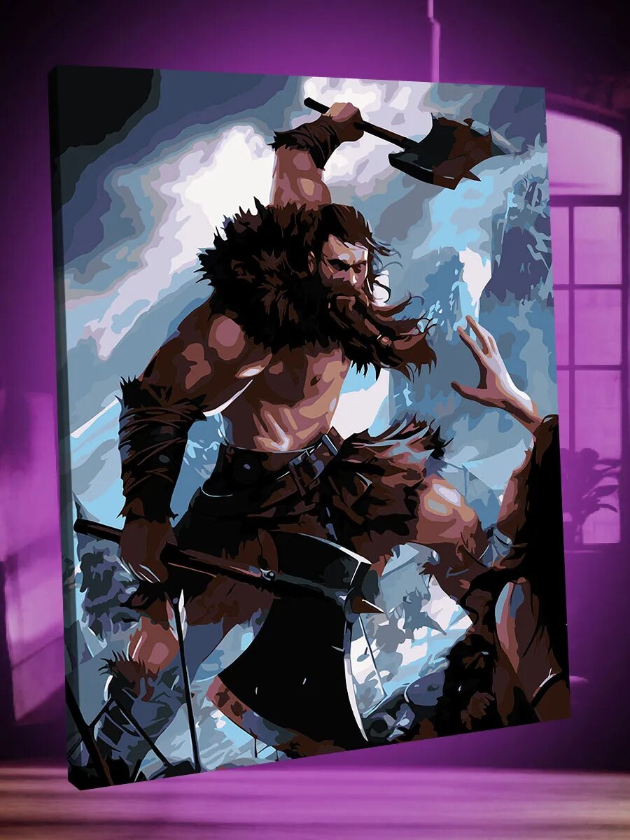 Картина по номерам Скандинавия викинги