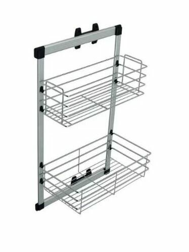 Полка для белья два яруса хромированная 280x460x820