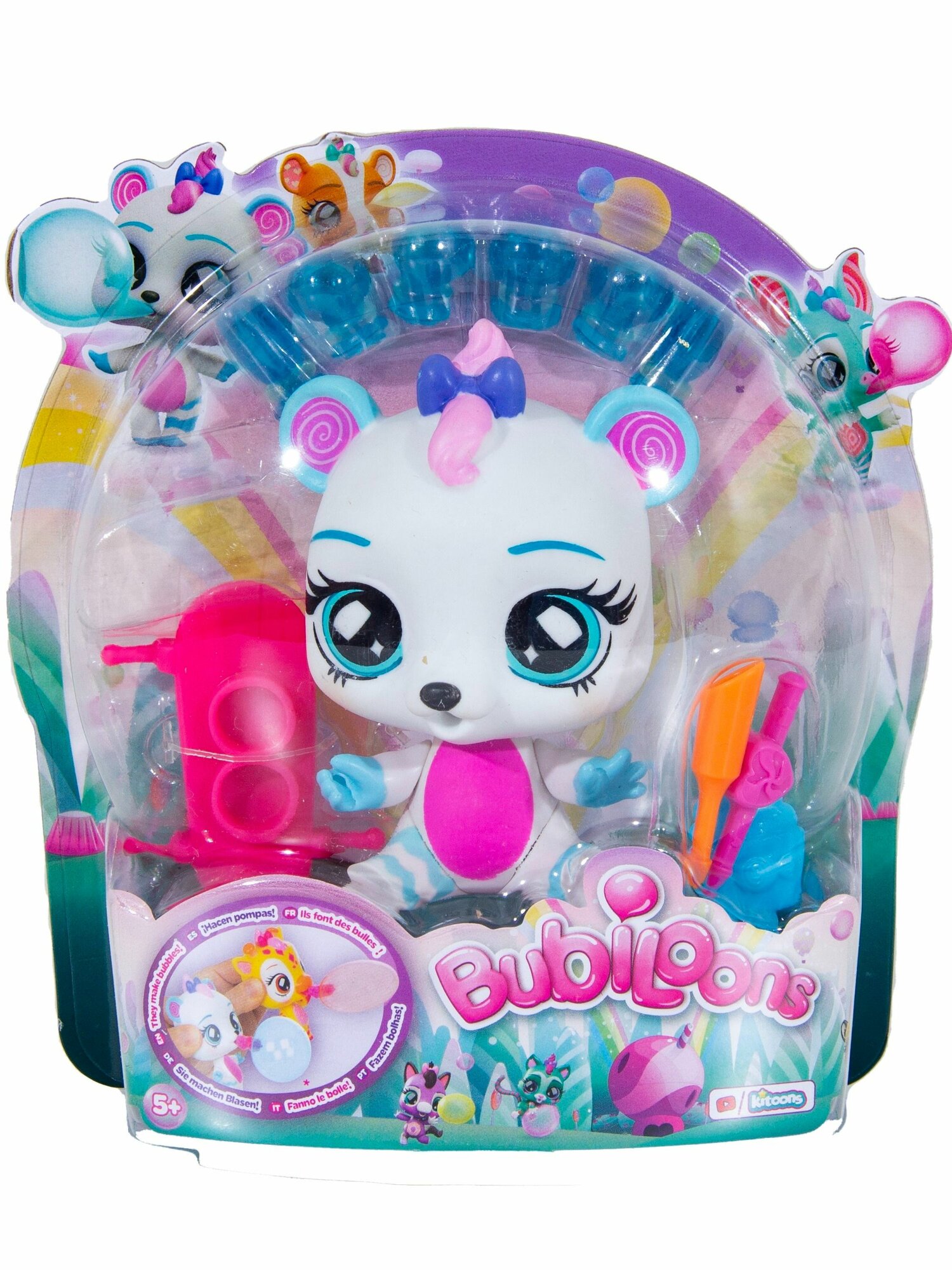 Фигурка коллекционная Bubiloons Зверушка с аксессуарами Нола 8 см