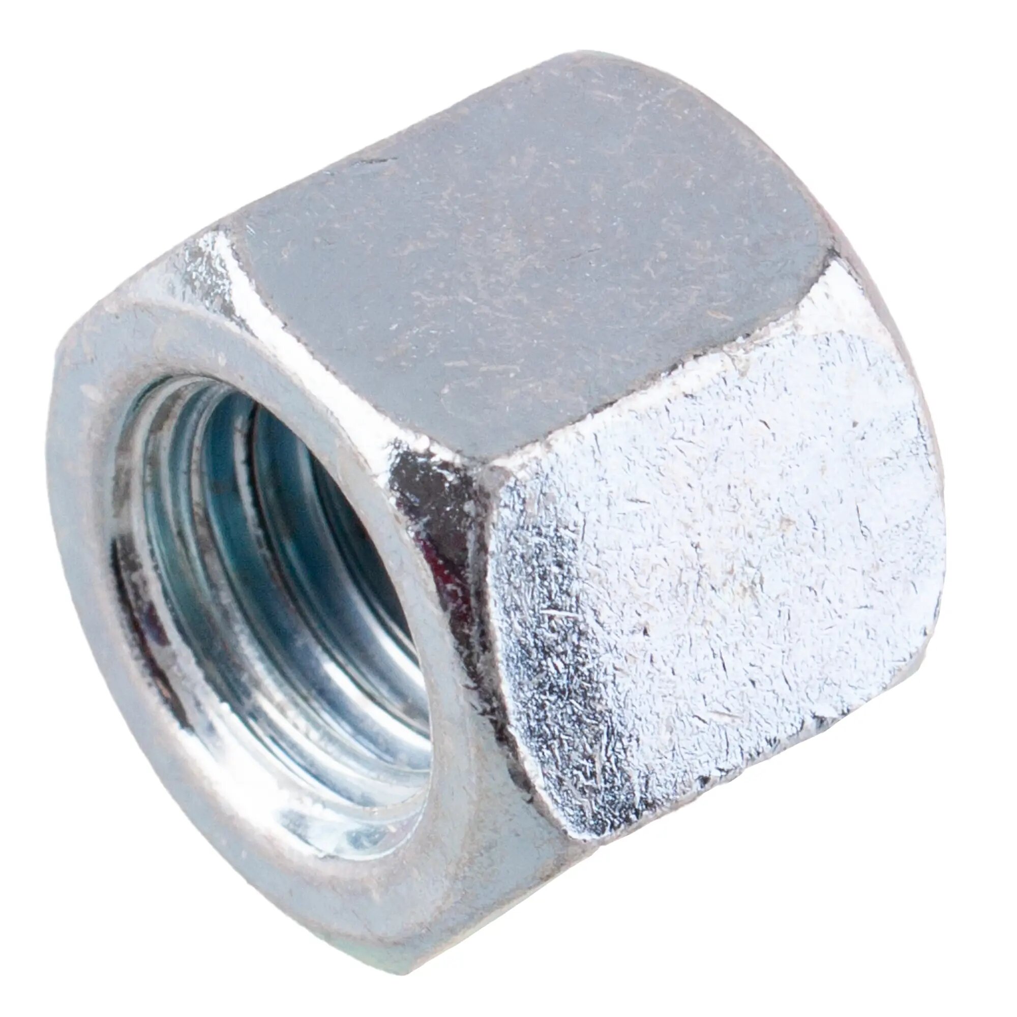 Гайка слепая М12 DIN 917 из стали оцинкованной, монтажная резьба, набор 4 шт