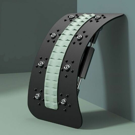 Тренажер для растяжки спины, мини тренажер для дома , Массажный мостик для растяжки поясницы ортопедический