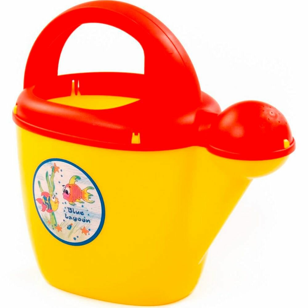 Детская садовая лейка №10 с рассеивателем, маленькая пластиковая леечка для цветов и игры в песочнице, развивающая игрушка для малышей, 0,6 л.