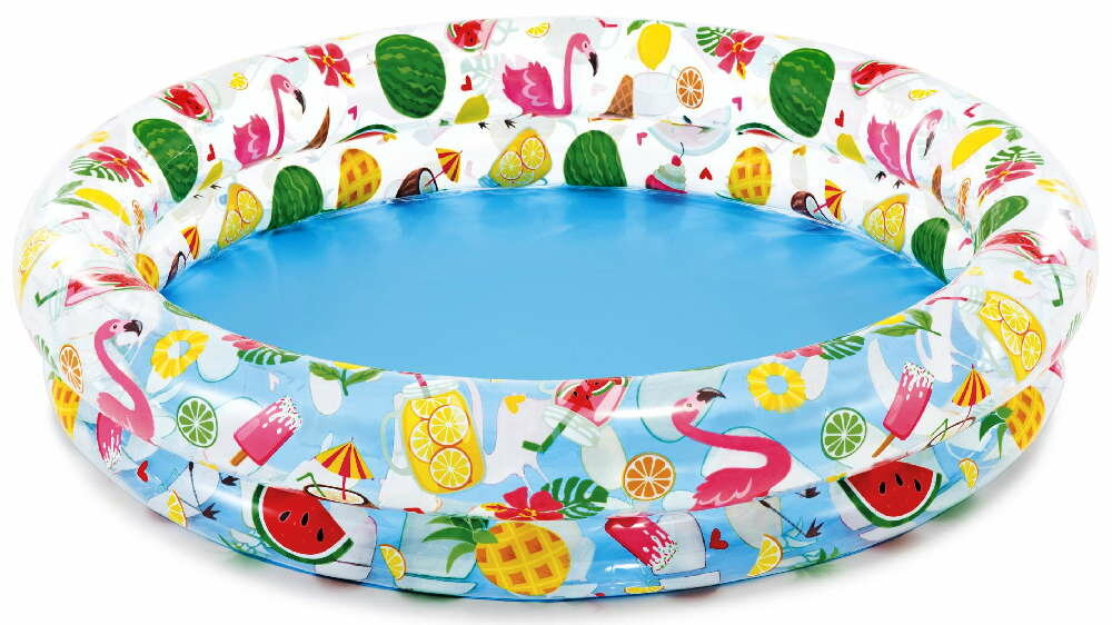 Бассейн надувной "Фрукты",122х25см, от 2 лет, в пакете