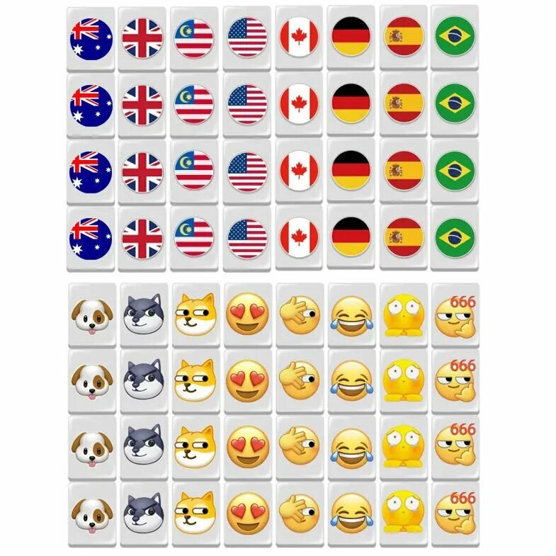 Толкай-маджонг, настольная игра, головоломка, семейная игра, карточная игра, для вечеринок, мультяшный стиль, новинка, Ins-маджонг