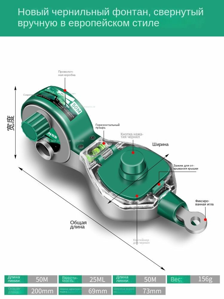 Деревообрабатывающий ручной чернильный фонтан / эластичный линейный артефакт