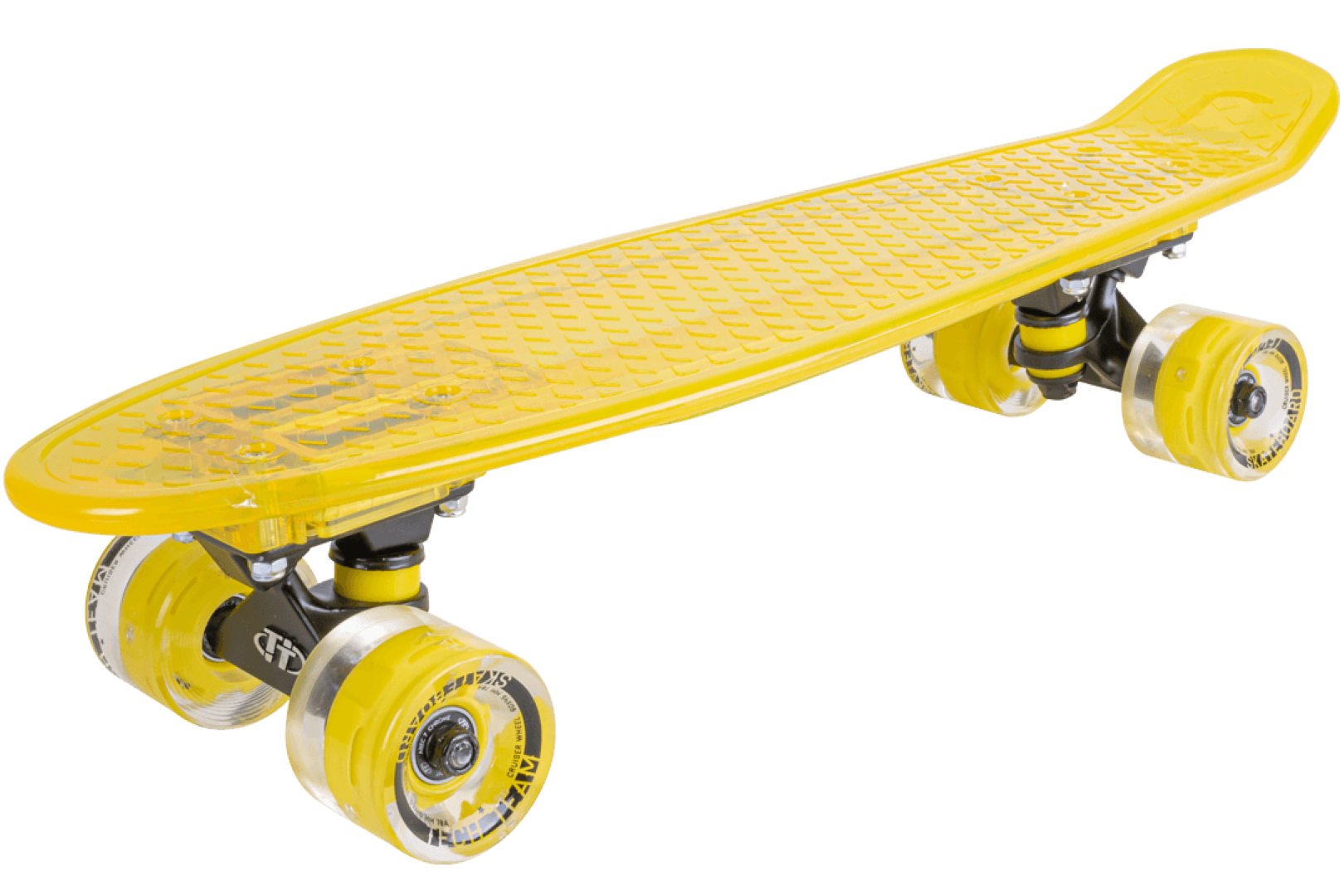 Круизёр-пениборд Tech "Team Transparent 22" - 2021 Light Yellow