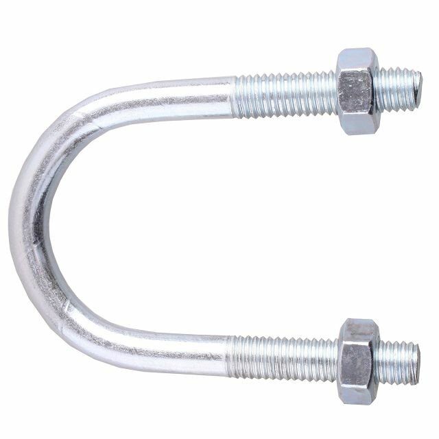 У-образный болт М8 1 шт с гайками 2 шт крепежный элемент для монтажа в конструкциях