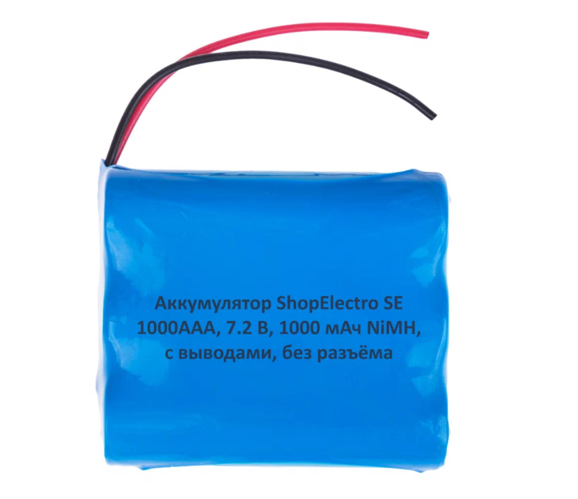 Аккумулятор ShopElectro SE1000ААА, 7.2 В, 1000 мАч/ 7.2 V, 1000 mAh, NiMH, с выводами, без разъёма (2)