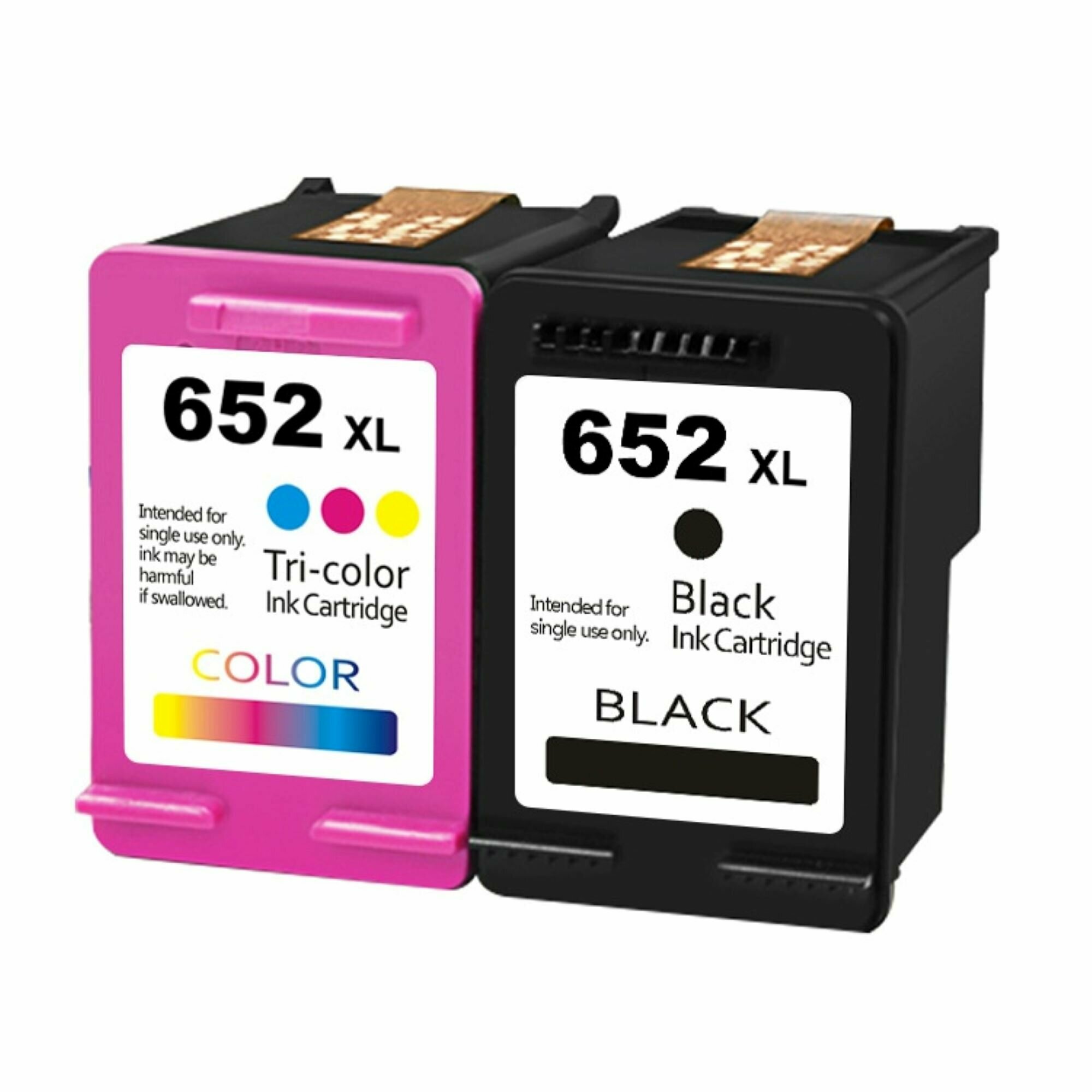 Картридж модели 652xl, подходит для Deskjet Ink Advantage/hp, цветной/черный, комплект из двух частей