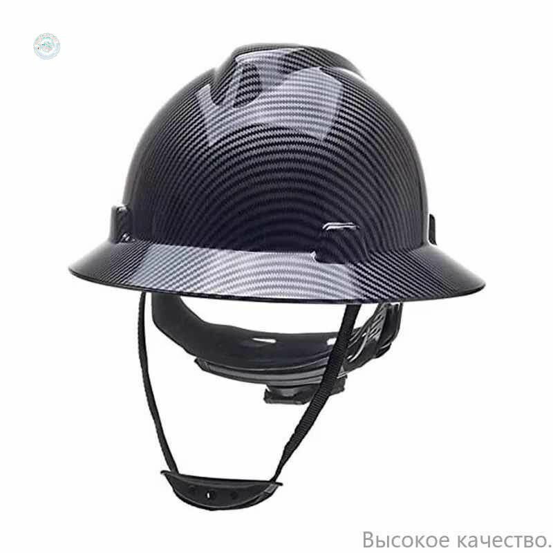 Каска строительная защитная HDPE, регулируемая 6-точечная текстильная подвеска 50-70 см, электроизоляция до 1000 В, для нефтяников и строителей, UV-стойкая, зона взрывоопасности, класс E G