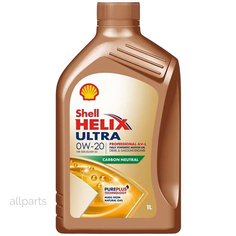 SHELL 550048041 1L 0W-20 HELIX ULTRA PROFESSIONAL AV-L ACEA - API - SN OEM - VW 508 00 VW 509 00 PORSCHE C20 моторное масло КАН. С5