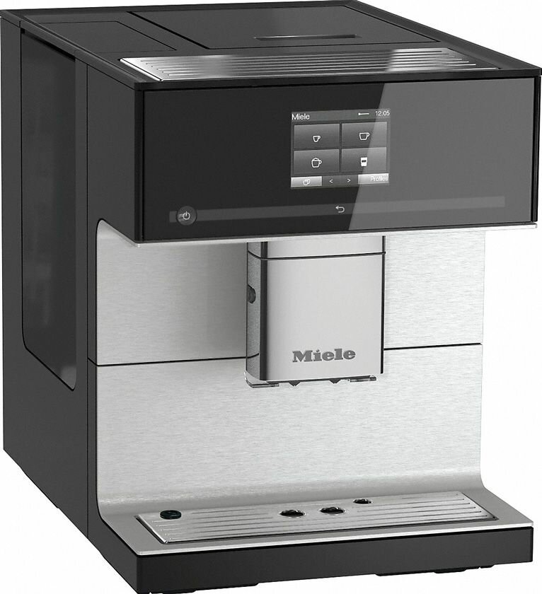 Кофемашина автоматическая Miele CM 7350 CoffeePassion Obsidian Black, черный обсидиан