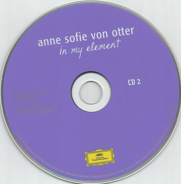 Диск Anne Sofie Von Otter - In My Element (2 CD) — фото 1
