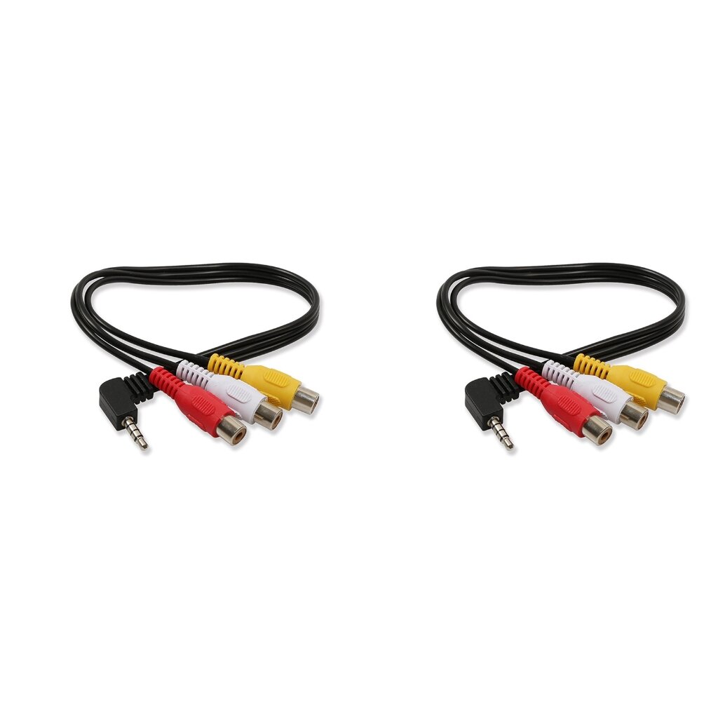 1/8-дюймовый Кабель TRRS Male - 3RCA Female для Устройств и Экранов Домашнего Кинотеатра
