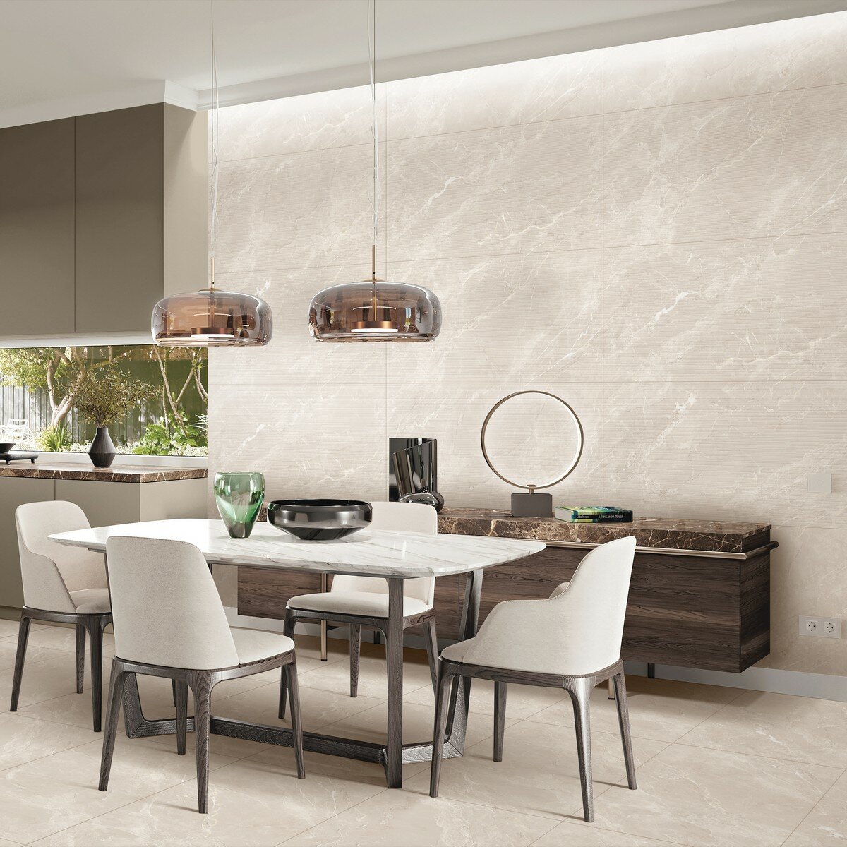 Керамогранит Neodom Lumina Beige Dg Carving 60x120 N40025 под камень матовая Глазурованная, Износостойкая, Морозостойкая, морозостойкая