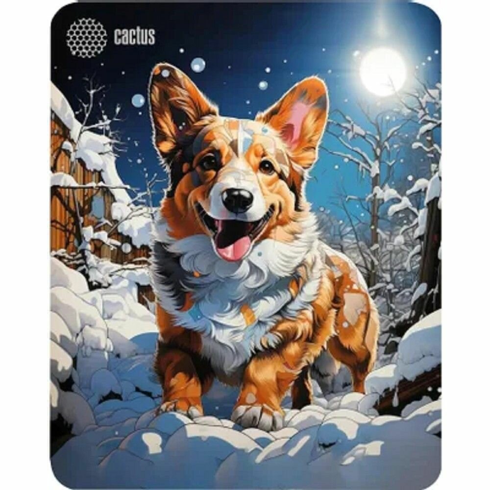 Cactus Коврик для мыши Corgi 300x250x3мм CS - MP - D13M
