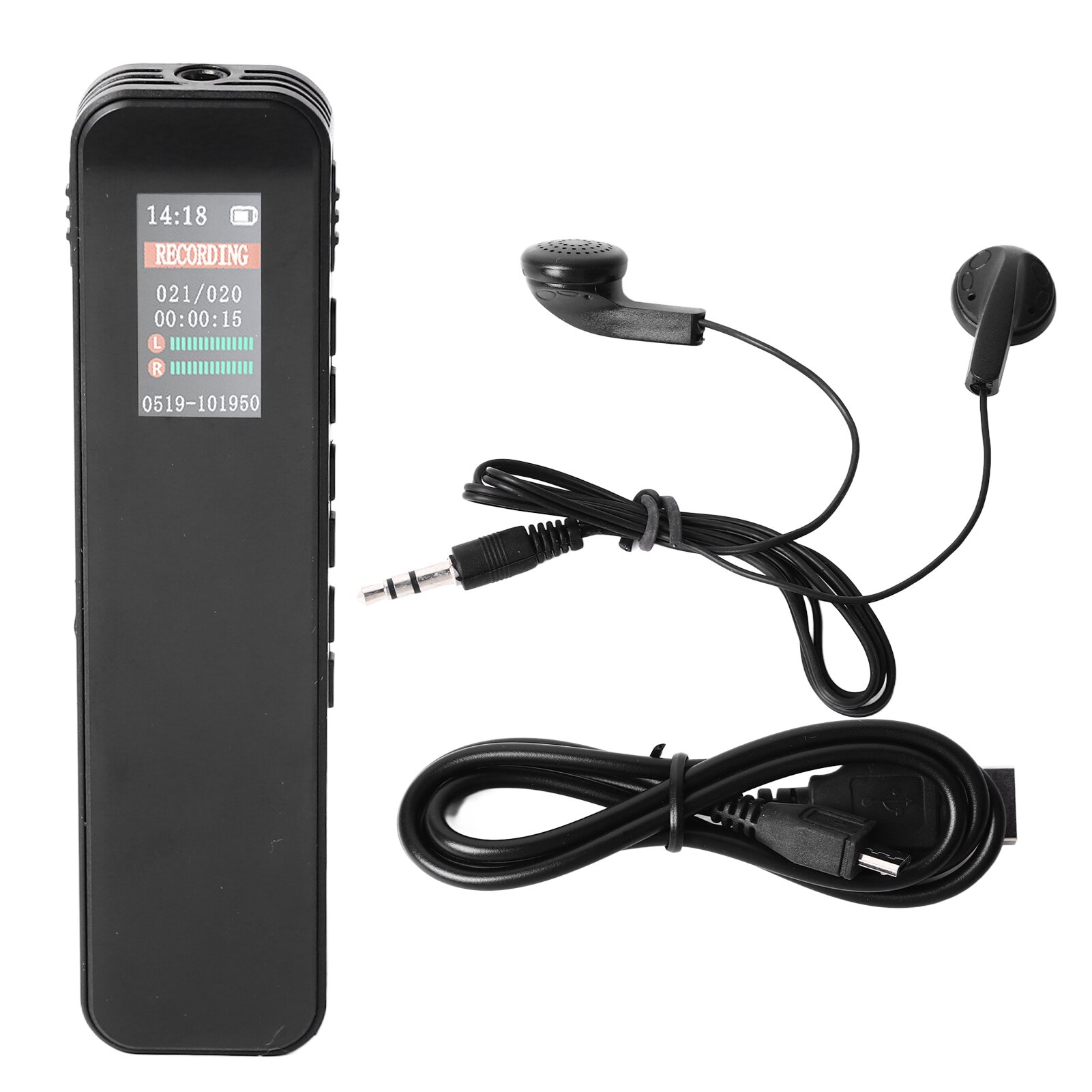 Цифровой диктофон MP3-рекордера, портативный 64G диктофон для лекций и встреч