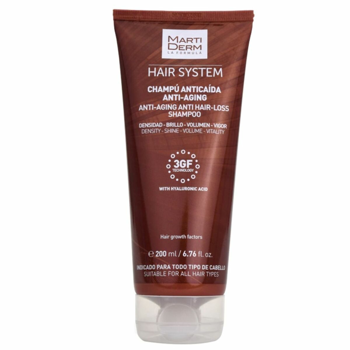 Мартидерм HAIR SYSTEM Шампунь против выпадения волос "Анти-эйдж", 200 мл | MartiDerm HAIR SYSTEM Shampoo