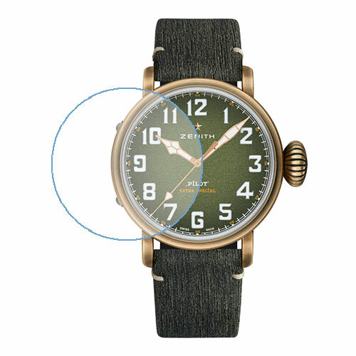 Скрин Мобайл защитный экран для часов Zenith Pilot 29.2430.679-63. I001 из нано стекло 9H