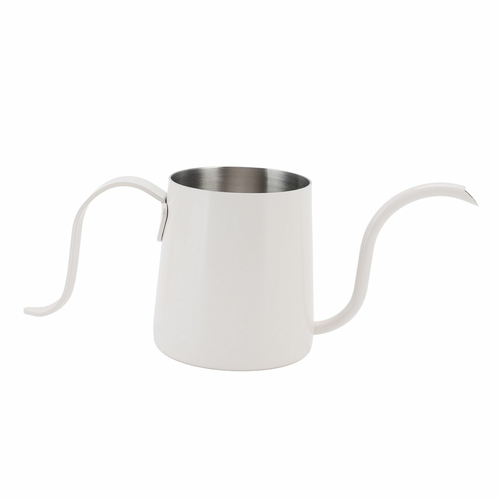 Чайник для кофе из нержавеющей стали 304, утолщенный тонкий длинный носик, 250 мл, кофейный чайник для дома, бежевый