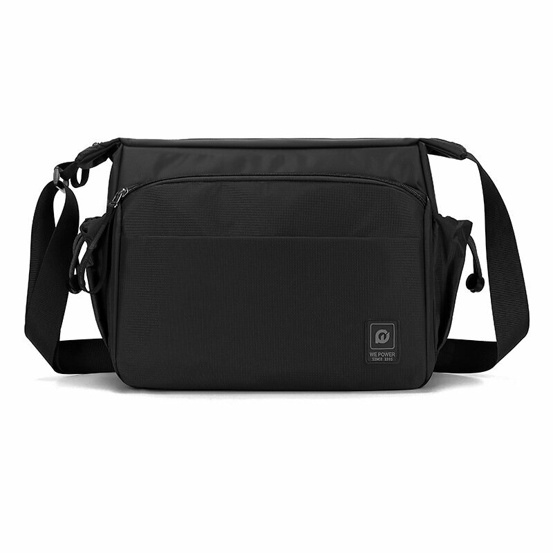 Sac messager décontracté pour homme, sacoche à Bandoulière grande capacité – Sac à Bandoulière en Toile, непроницаемый и прочный для работы и перемещений (33 x 12 x 25 см)