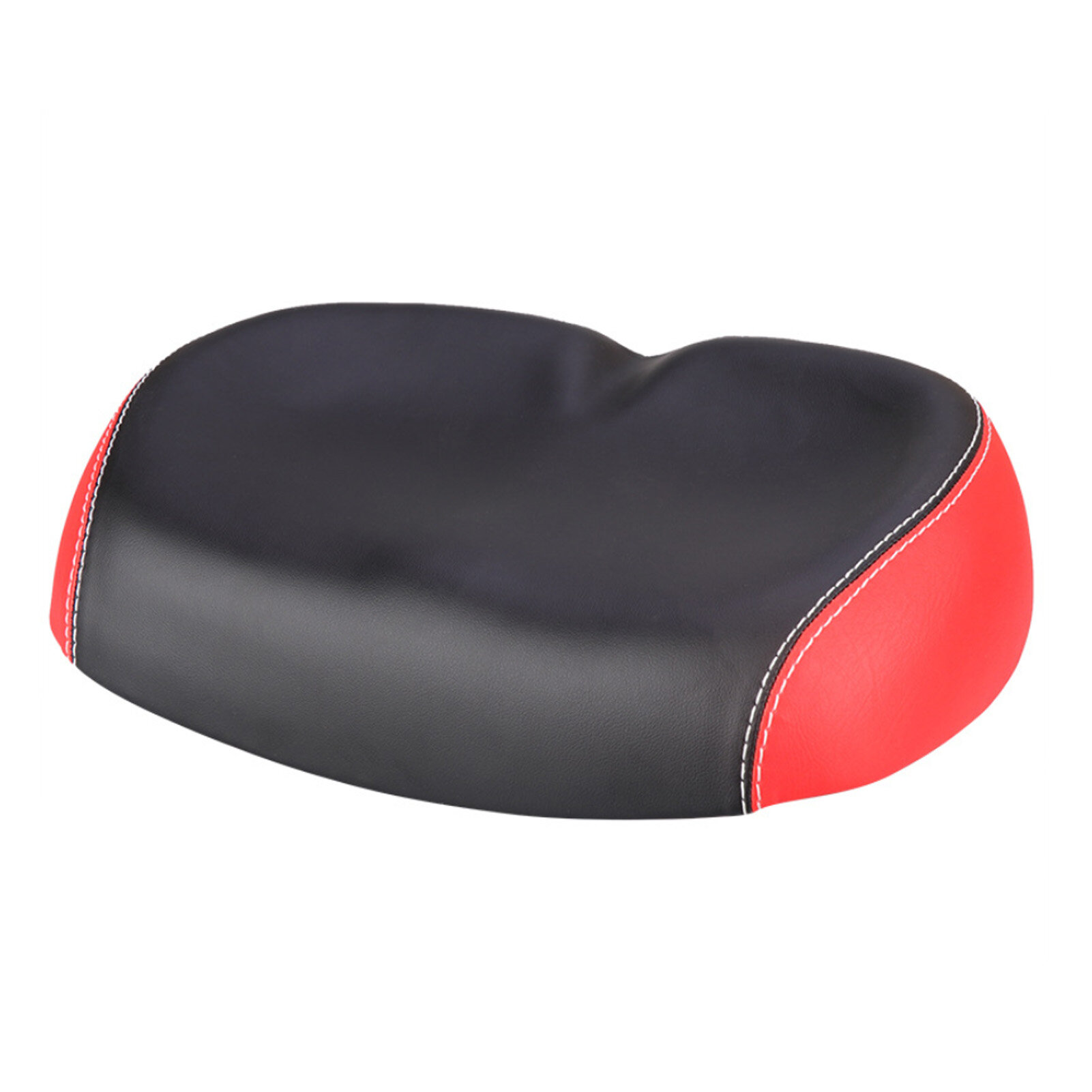 Безносиковый седло для велосипеда Bike Seats Cushion универсальный PU подушка водонепроницаемый амортизационный размер 260*170*90mm вес 523g черный синий красный 1 шт.