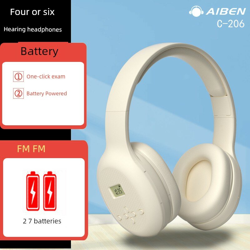 Наушники Aiben C30 для прослушивания аудио на экзаменах CET-4 и CET-6, наушники для соревнований по английскому языку