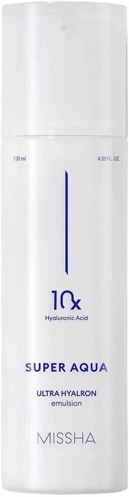 Missha Super Aqua Ultra Hyalron Emulsion Увлажняющая эмульсия для лица, 130 мл, 130 г