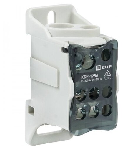 EKF PROxima Блок распределительный КБР на DIN-рейку и монтажную панель 125A