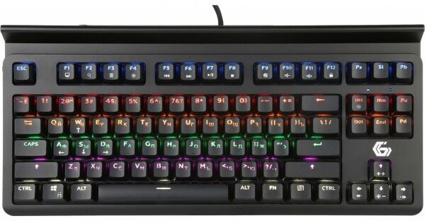 Клавиатура проводная Gembird KB-G520L, USB, черный