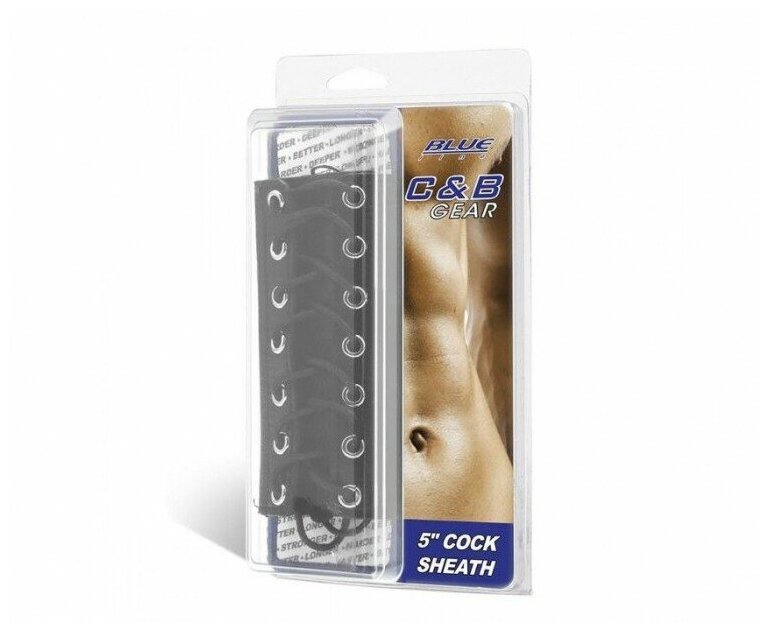 Сбруя для члена BlueLine 5 Cock Sheath на шнуровке 12,5 см